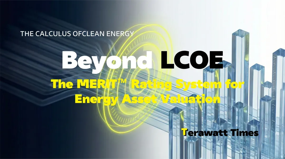 Beyond LCOE The MERIT™ Framework for Energy Project Survival